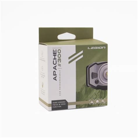 Legion Apache 300 Lumen Headlamp Agrimark