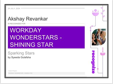 Akshay Revankar On Linkedin Wonderstar Workday Shiningstar