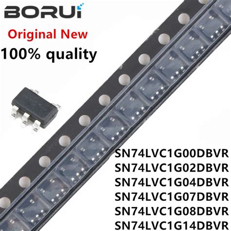 10Pcs SN74LVC1G00DBVR 74LVC1G00 SOT23 5 SN74LVC1G02DBVR SN74LVC1G04DBVR SN74LVC1G07DBVR