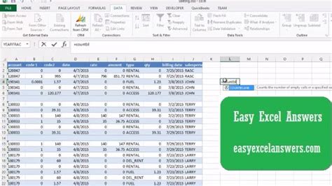 How To Count Cells With Data In Excel Printable Online