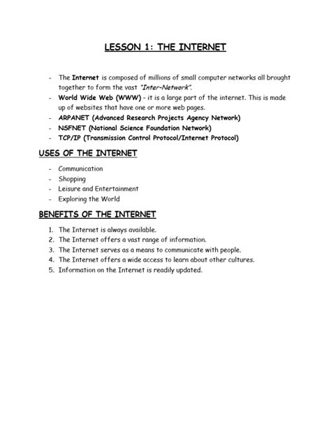 Empowerment Technology Pdf Internet World Wide Web