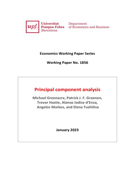 Principal Component Analysis