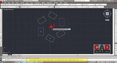 Penggunaan Polar Array Pada AutoCAD Tips Triks AutoCAD