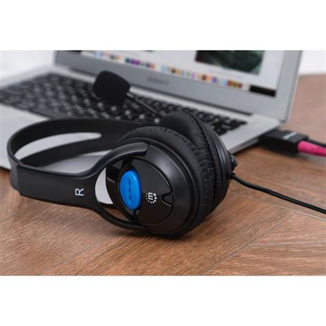 Stereo Headset Mit Variablem Anschluss 3 5 Mm Klinke Und Usb Anschluss