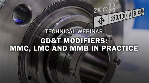 gdandt modifiers mmc lmc and mmb in practice youtube