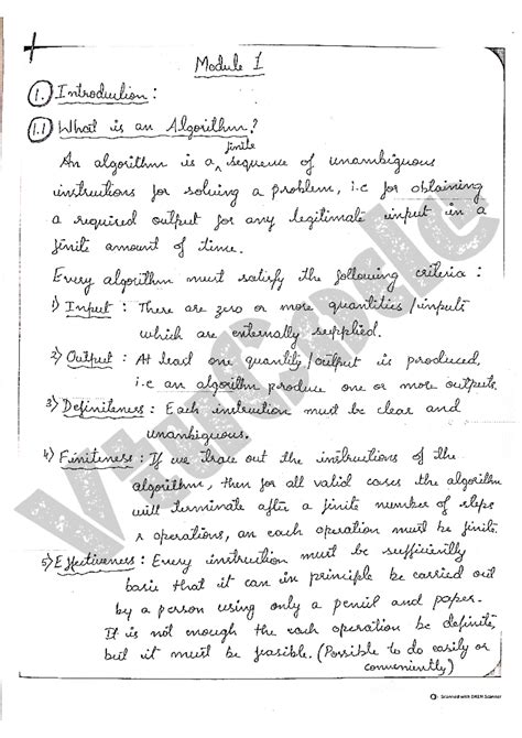 Vtucode Analysis And Design Of Algorithms Module 1 Introduction 1
