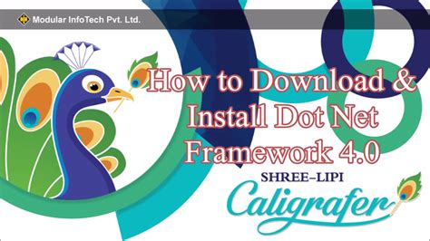 How To Download And Install Dot Net Framework 40 Youtube