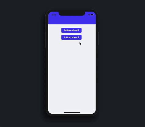 Нижняя шторка Bottom Sheet Flutterflow