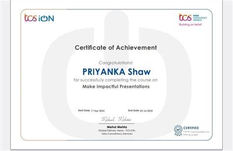 Priyanka Shaw Posted On Linkedin