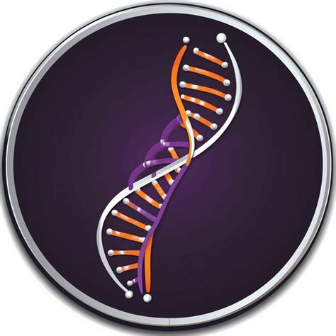 A Purple And Black Logo With A Purple Spiral On It Premium Ai
