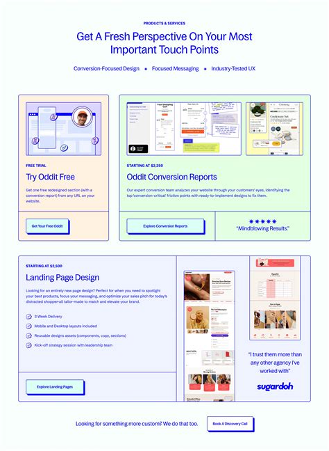 Feature Section Design Inspiration Unsection
