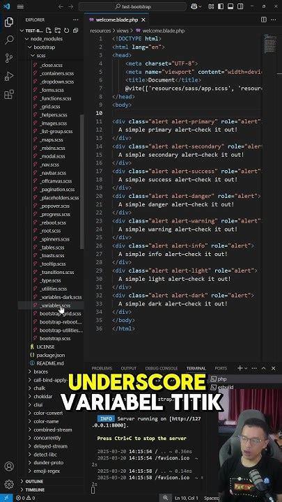 Cara Install Bootstrap Di Laravel Skysen Coding Pemograman Youtube