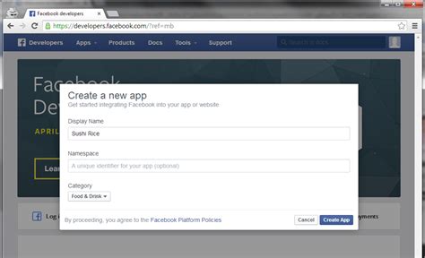 tutorial creating facebook app 2020 with keyhash bricatta
