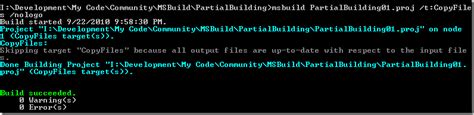 Msbuild Can You Do Parallel Incremental Building On A List Of