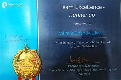 Vikrant Bhandwalkar On Linkedin Glad To Be Part Of The Team Received