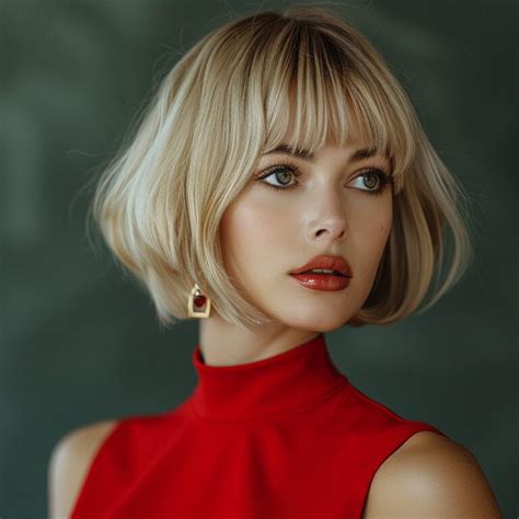 Amazing Short Bob Haircuts With Bangs