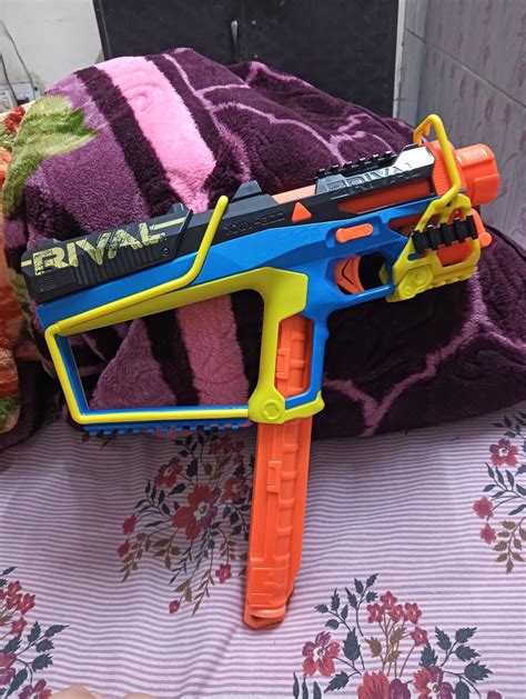 Nerf Rival Mirage Xxiv 800 Blaster 10 Nerf Rival Accu Rounds 2 Ways To Load 8 Round Removable