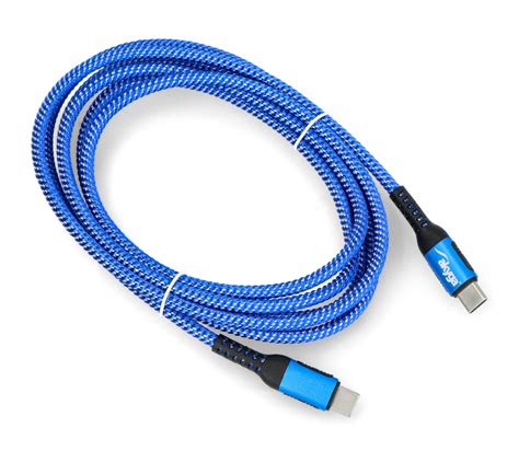 Cable Akyga USB Type C USB Type C Blue M AK USB Botland Robotic Shop