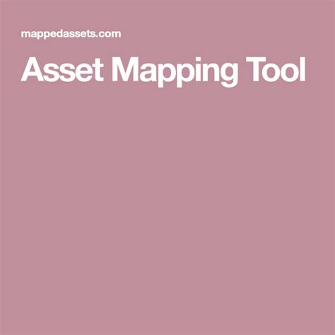 Asset Mapping Tool Chemistry Map Tools Instruments Location Map Maps