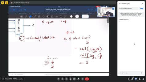 Week 5 Live Session Nptel Digital Systems Design Youtube