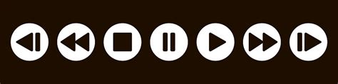 중지 일시 정지 재생 버튼 아이콘 스텐실 픽토그램 벡터 스톡 일러스트레이션 Eps 10 등에 대한 스톡 벡터 아트 및 기타 이미지 등 디자인 모양 Istock