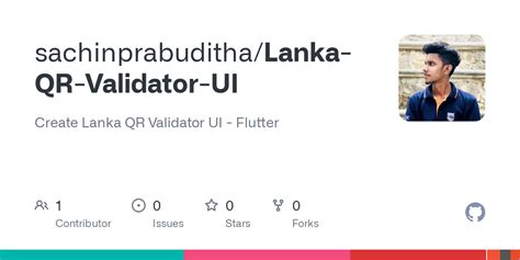GitHub Sachinprabuditha Lanka QR Validator UI Create Lanka QR Validator UI Flutter