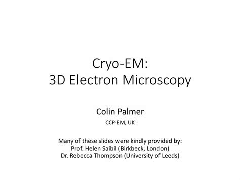 Pdf Cryo Em 3d Electron Microscopy Dokumen Tips