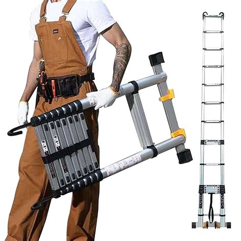 Buy 5m 165 Ft Tall Folding Ladder Portable Aluminum Telescoping