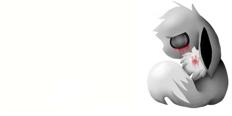 Creepy Eevee By Queen Natsu On Deviantart