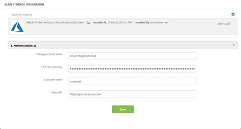 Azure Blob Storage Opsramp Documentation