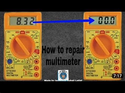 how to repair multimeter showing wrong voltage @PRATEEK_YT42 - YouTube
