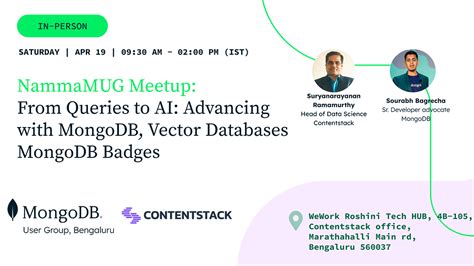 Nammamug From Queries To Ai Advancing With Mongodb Vector Databases