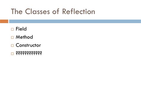Ppt Reflection In Java Powerpoint Presentation Free Download Id 6529115