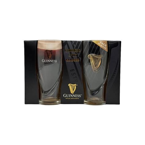 Guinness Harp Gravity Beer Glasses 2 Pack T Set Half Pint10oz