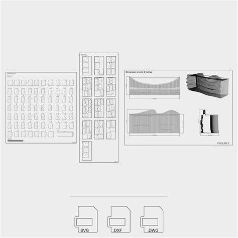 parametric desk task router cut files cnc files for cutting