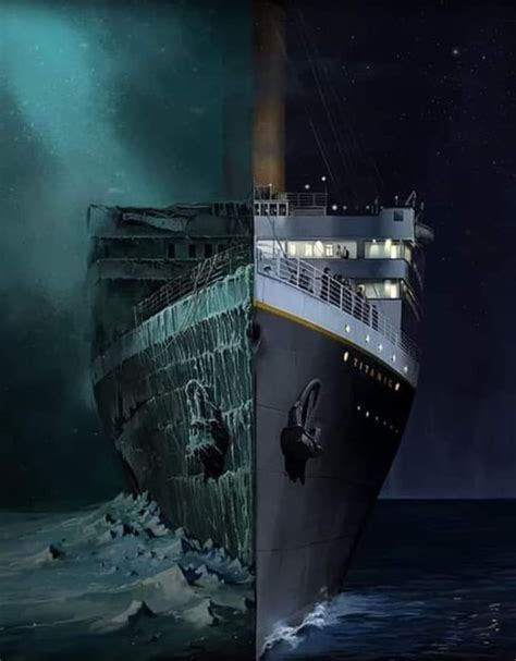 Dentro Do Titanic Antes E Depois Infográfico O Naufrágio Do Titanic