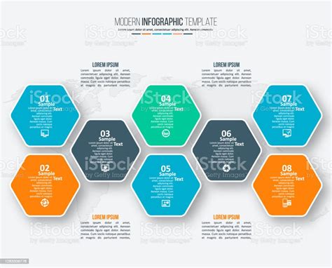 추상 3d 용지 인포그래픽 비즈니스 템플릿 벡터 일러스트레이션 육각형에 대한 스톡 벡터 아트 및 기타 이미지 육각형 인포그래픽 다이어그램 Istock