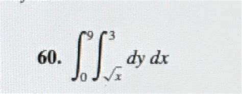 solved switching the order of integration in exercises