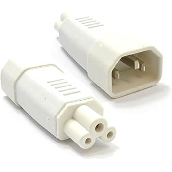 CDL Micro IEC C13 C14 To C5 C6 Kettle Lead To Mickey Mouse PC Laptop Power Supply Cable Adapter