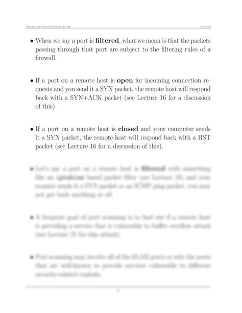 Solution Port And Vulnerability Scanning Packet Sniffing Intrusion Detection And Penetration