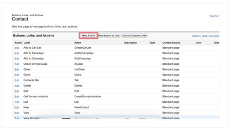 How To Create A Quick Action Button For A Salesforce Contact Or