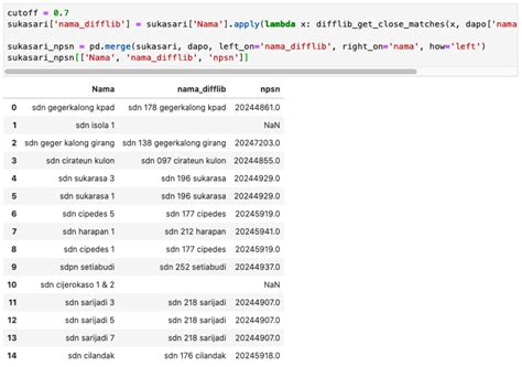 Pandas Fuzzy Matching