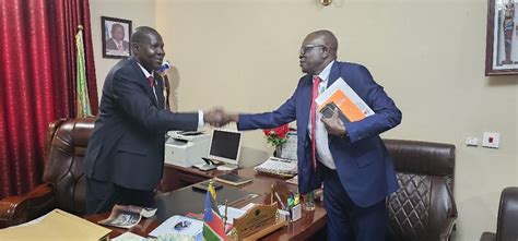 Our Secretary General John Lobor Today Paid A Courtesy Visit To The Chief Administrator Ruweng