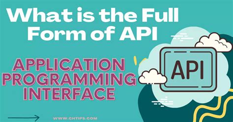 What Is The Full Form Of API In Computer API Full Form