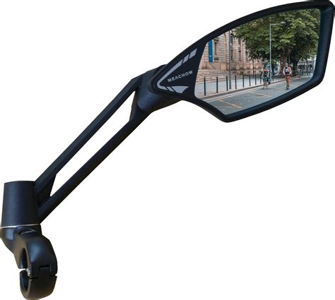 Meachow New Handlebar Bike Mirror Scratch Resistant Glass