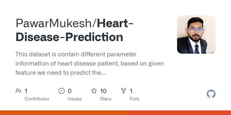 Github Pawarmukesh Heart Disease Prediction This Dataset Is Contain Different Parameter