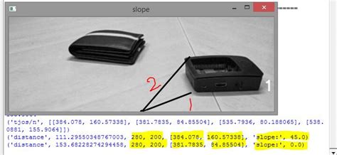 Python The Slopes Angles Are Not Getting Calculated Correctly From Given Two Points On Opencv