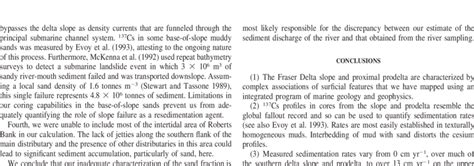 Wet Bulk Density Gcm 3 Of Seafloor Sediments From Fraser Delta