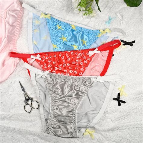 Teen Satin Panties Etsy