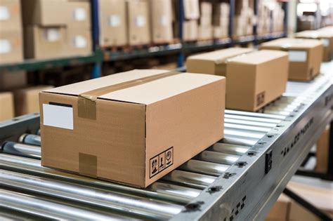 Premium Photo Automated Packaging Line Efficiency In Production